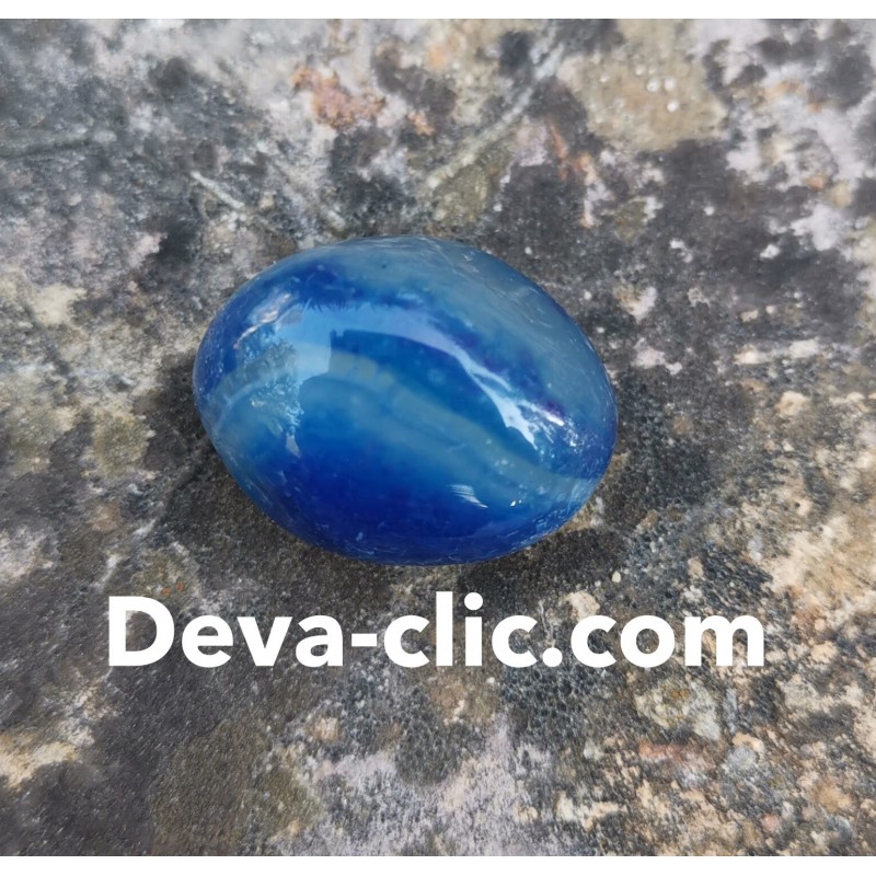 agate bleue litotherapie : toutes ses vertus